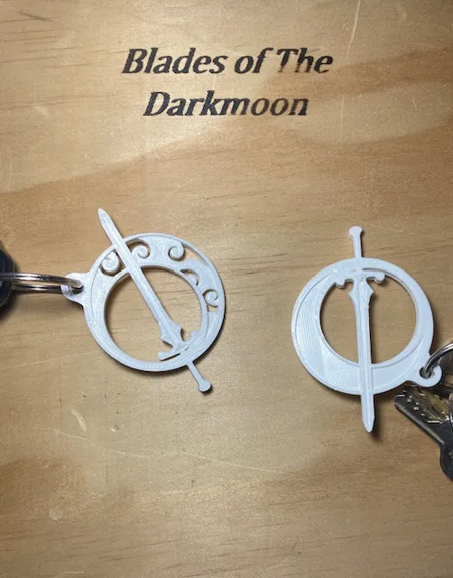 Blades of The Darkmoon Keychain by Jimbo - MakerWorld
