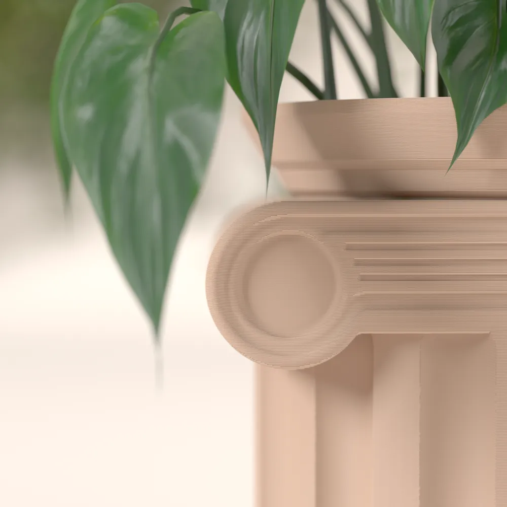 Roman Column Plant Pot With Hidden Drip Tray by Abstractia Design ...