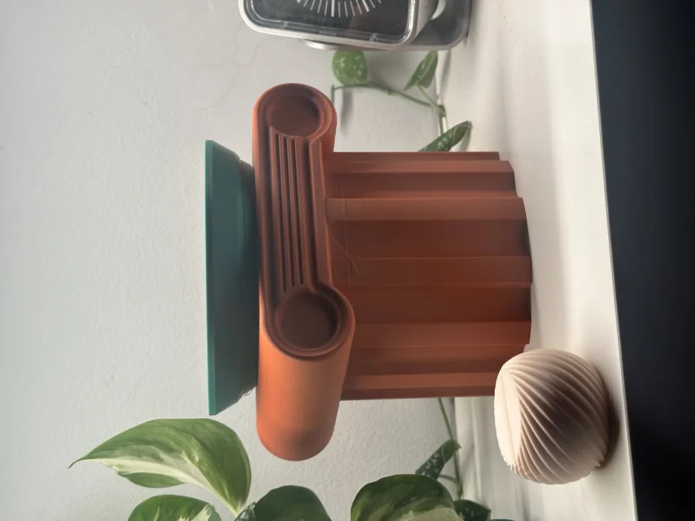 Roman Column Plant Pot With Hidden Drip Tray - Free 3D Print Model ...