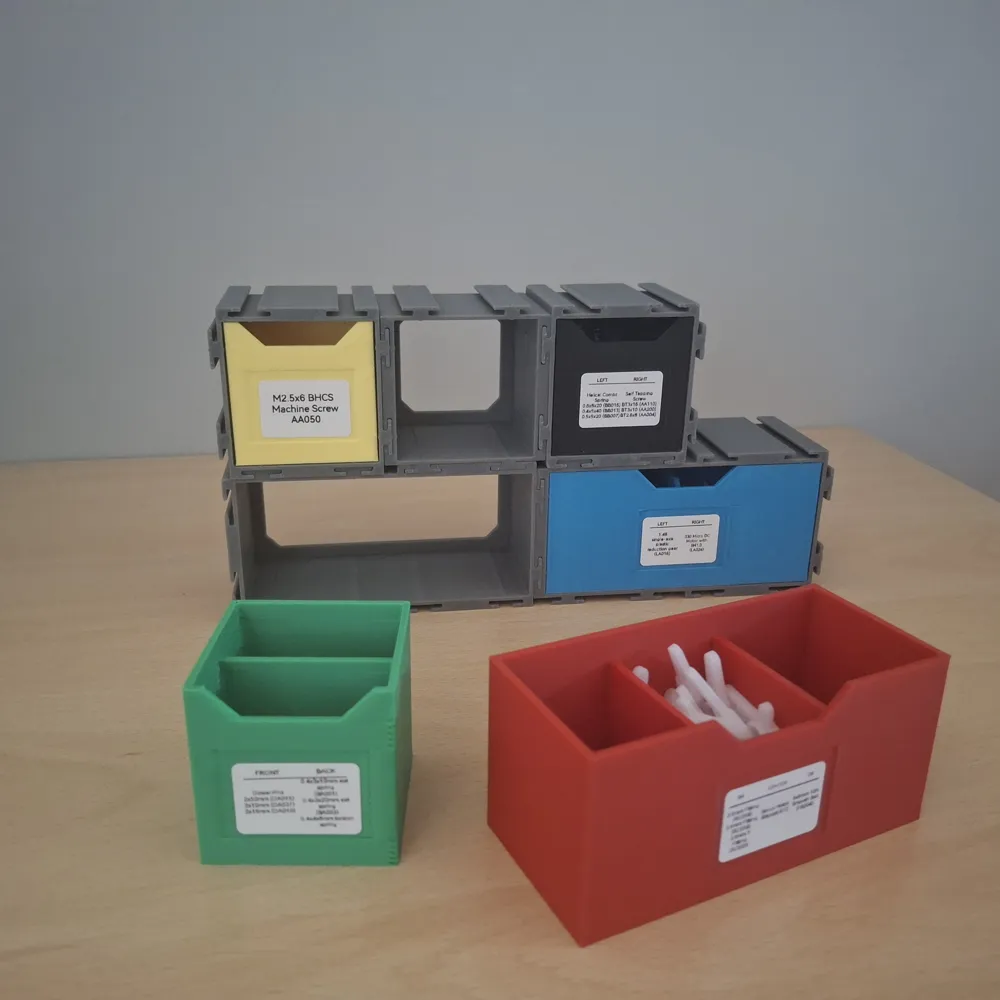 Modular Storage System V1 by LucaDilo MakerWorld: Download Free 3D Models