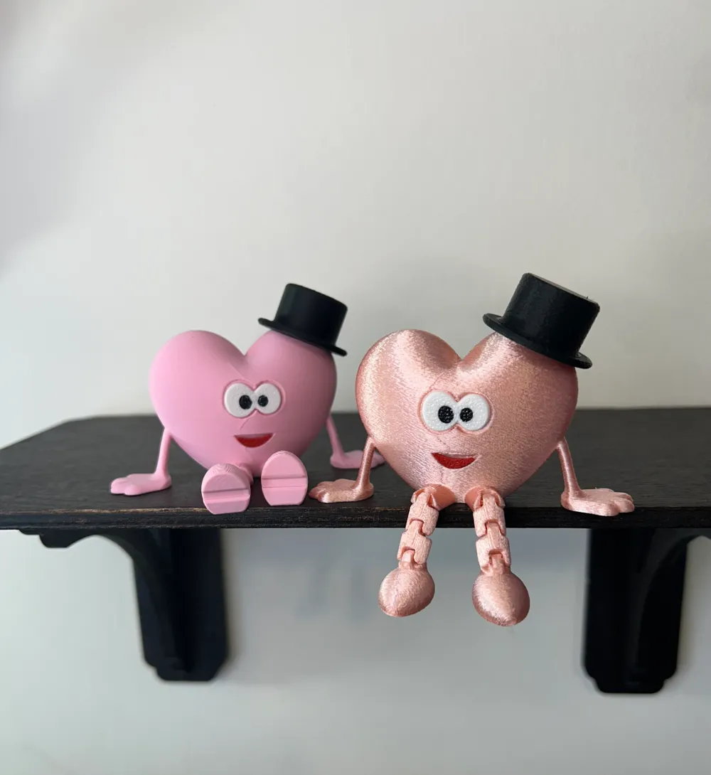 Mr Heart & Miss Heart Family by Slowpoke's Workshop - MakerWorld