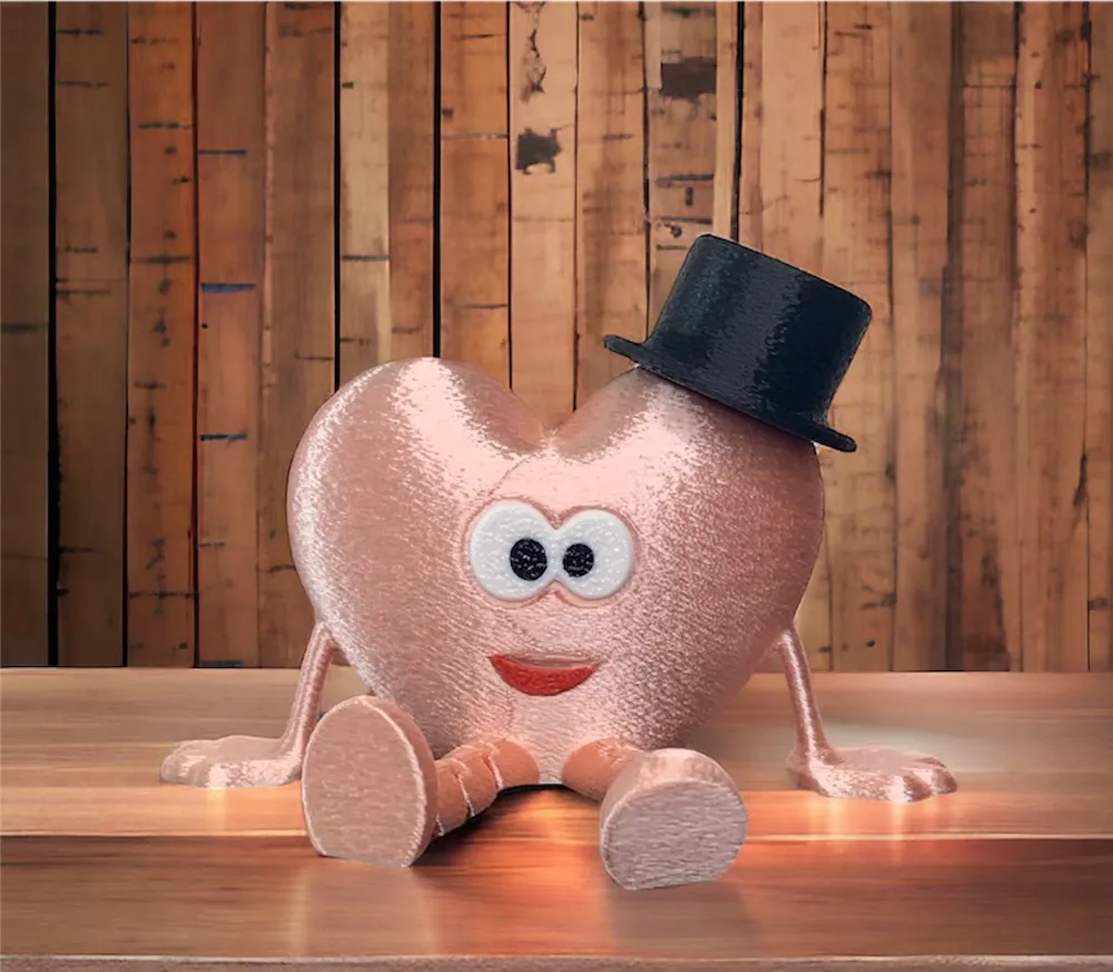 Mr Heart & Miss Heart Family by Slowpoke's Workshop - MakerWorld