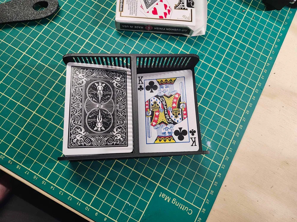 Card Tray With Discard Pile - Free 3D Print Model - MakerWorld
