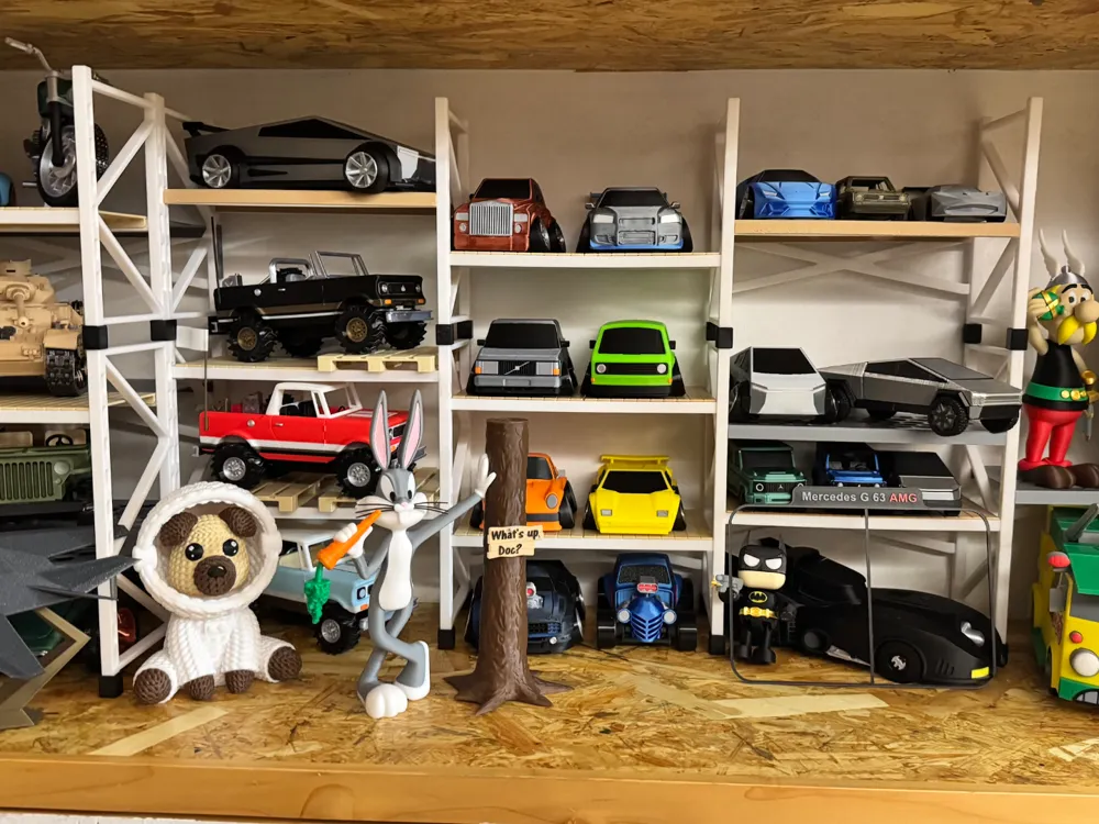 Mini Warehouse for model display Remixed by MILK+3D - MakerWorld