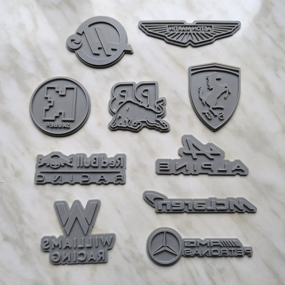 Formula 1-Themed Cookie Cutters by 3DOmli MakerWorld: Download Free 3D ...