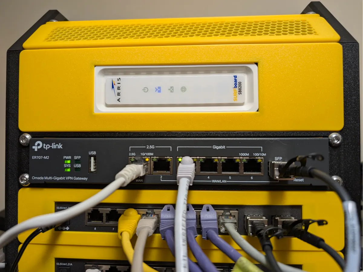 10" Rack Mount for Omada Router ER707-M2 by ZeroPrint MakerWorld ...