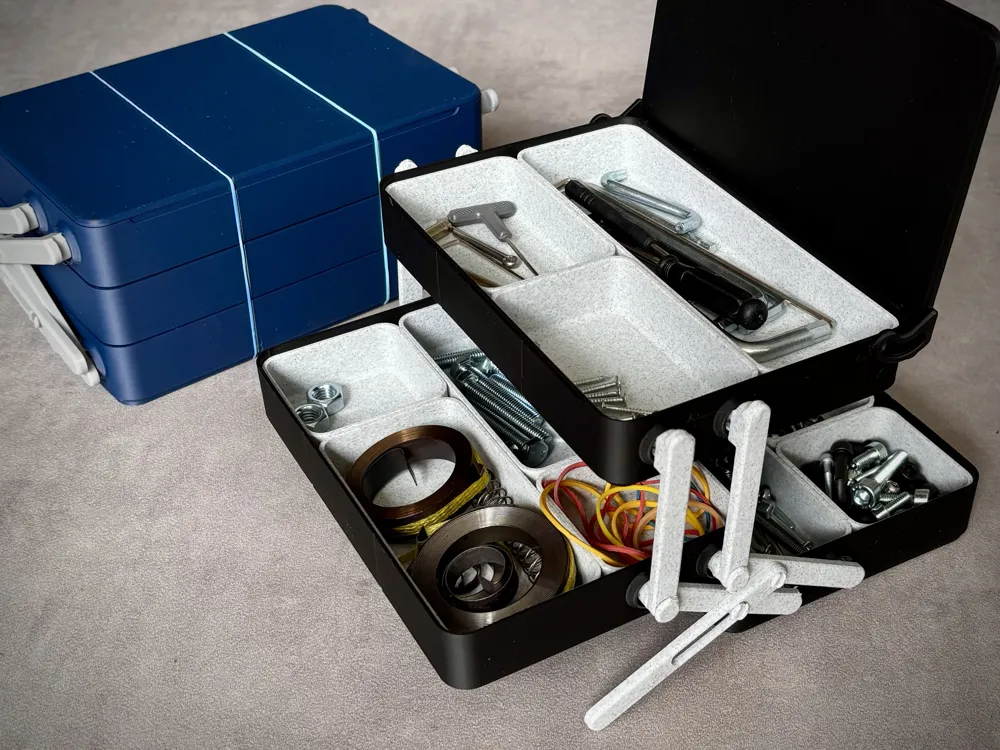 Tilt Box Organizer by Matthew Ghost MakerWorld: Download Free 3D Models