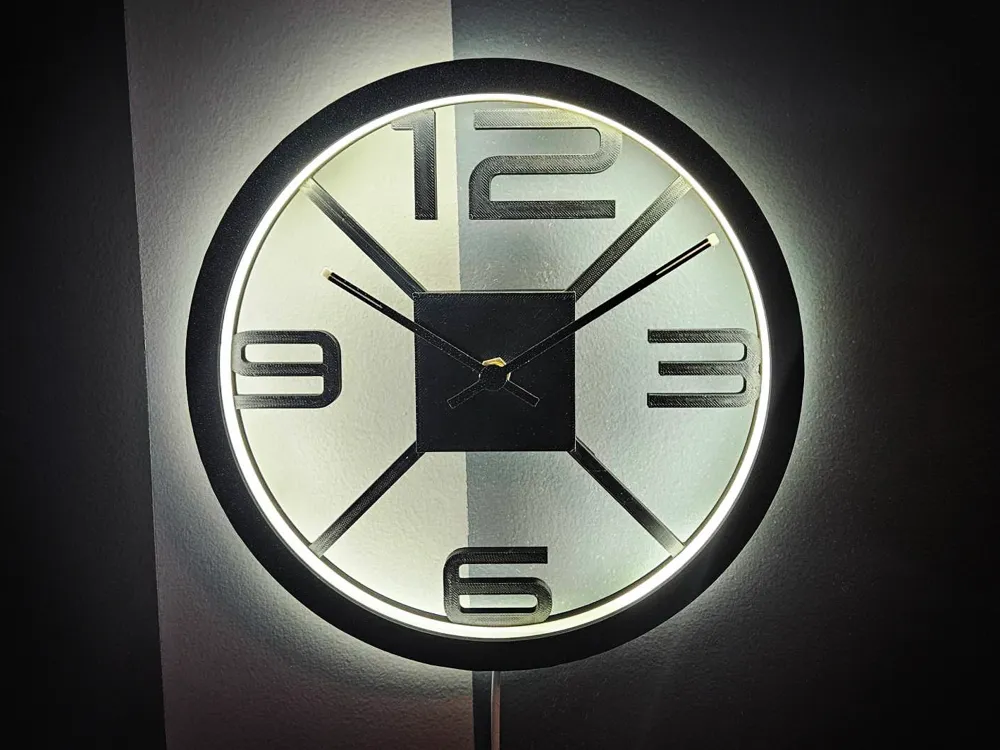 SCI-FI themed clock light by jf-villemureMakerWorld: Download Free 3D ...