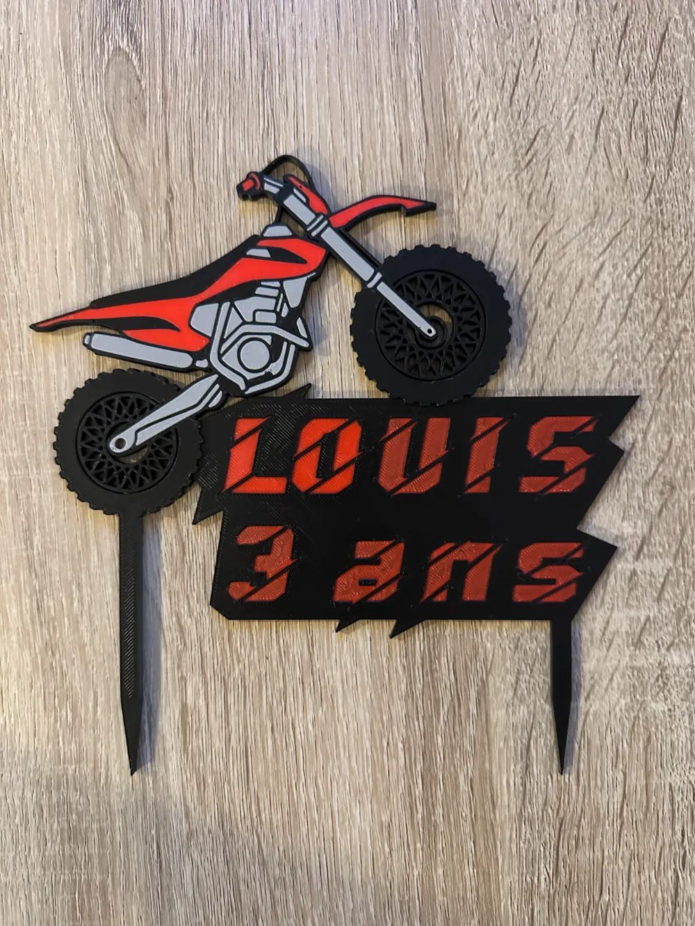 Topper Cake Dirt Bike Motocross by KORSiRO - MakerWorld