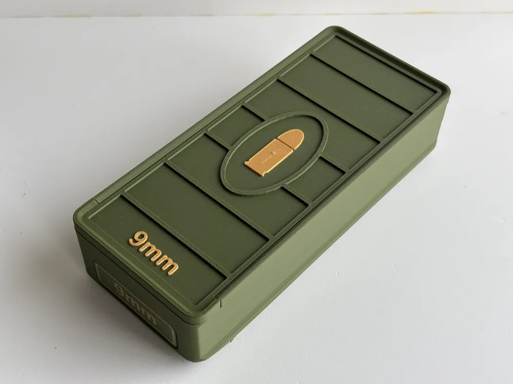 Ammo Box 9mm 46 Round for three 15 Round Mags + 1 by Coconut MakerWorld ...