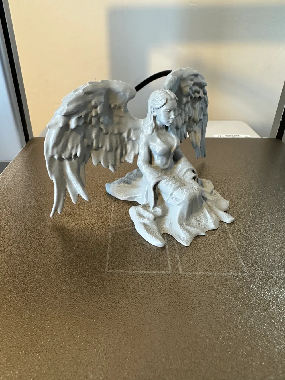 Beautiful Angel Sitting. by 3D Fun - MakerWorld