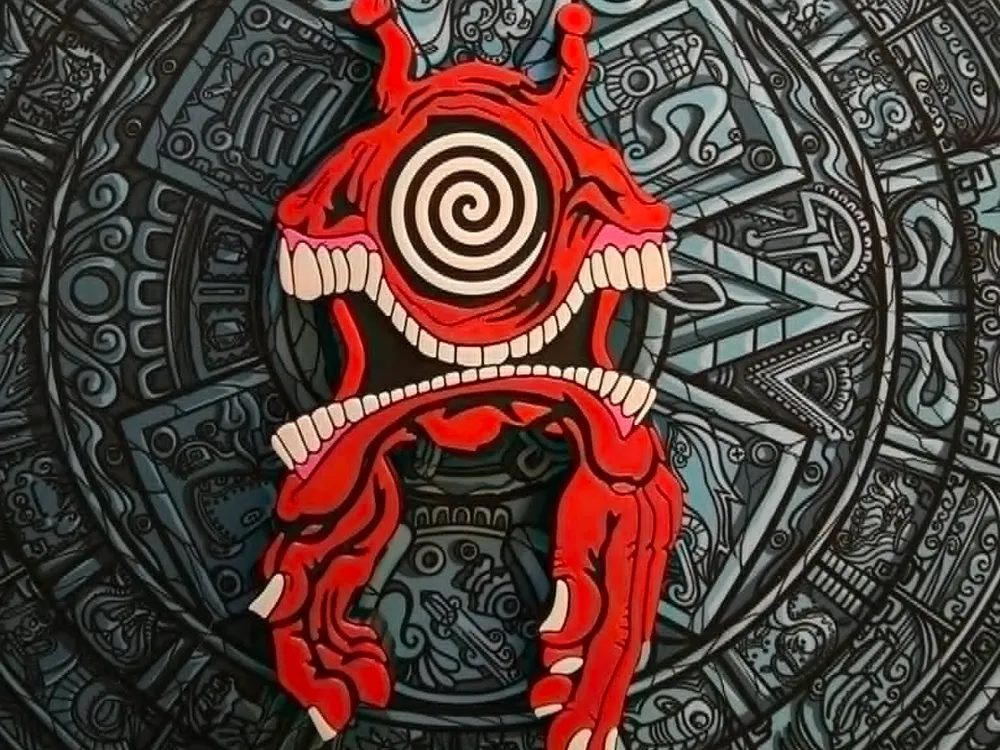 Red Subtronics Cyclops Pendant - Free 3D Print Model - MakerWorld