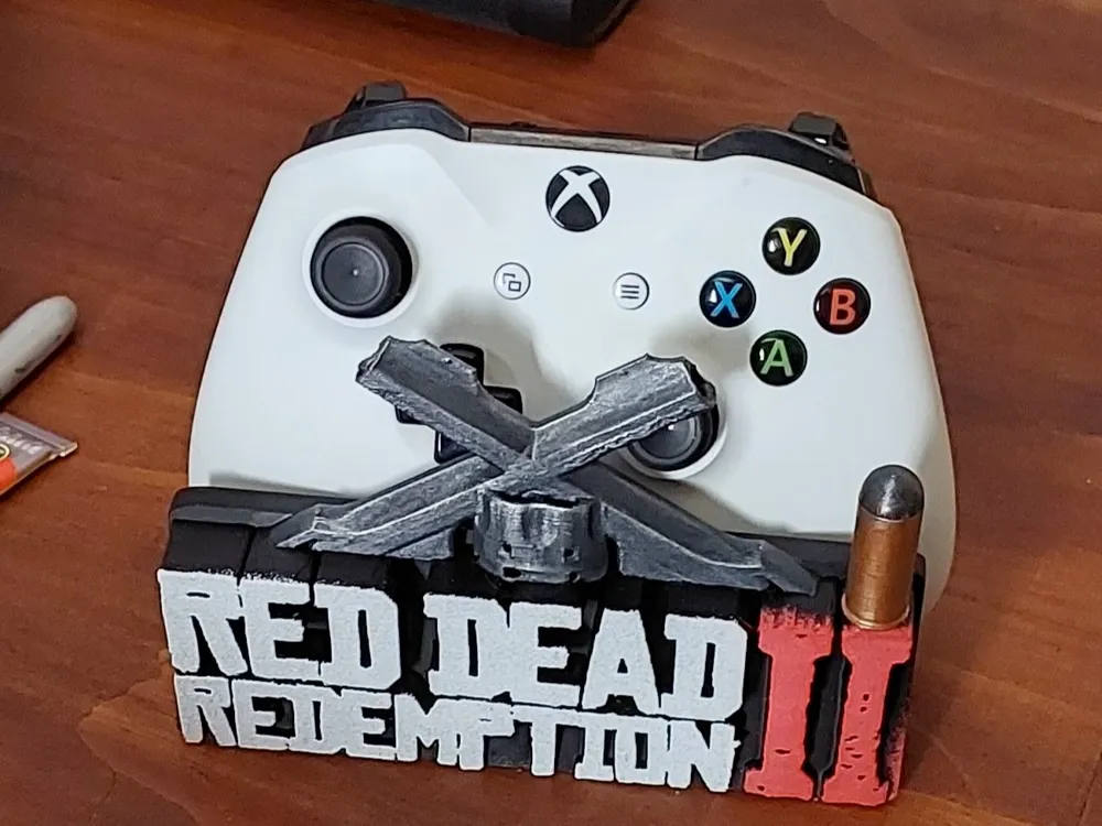 Xbox controller holder RDR2 - Free 3D Print Model - MakerWorld