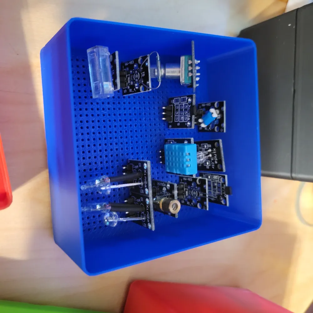 Gridfinity Electronic Component Storage, Arduino - Free 3D Print Model ...