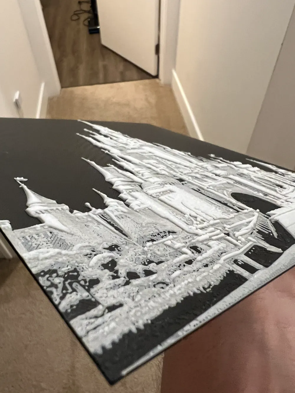 Grayscale Magic Kingdom Art Hueforge by RP47 Designs - MakerWorld