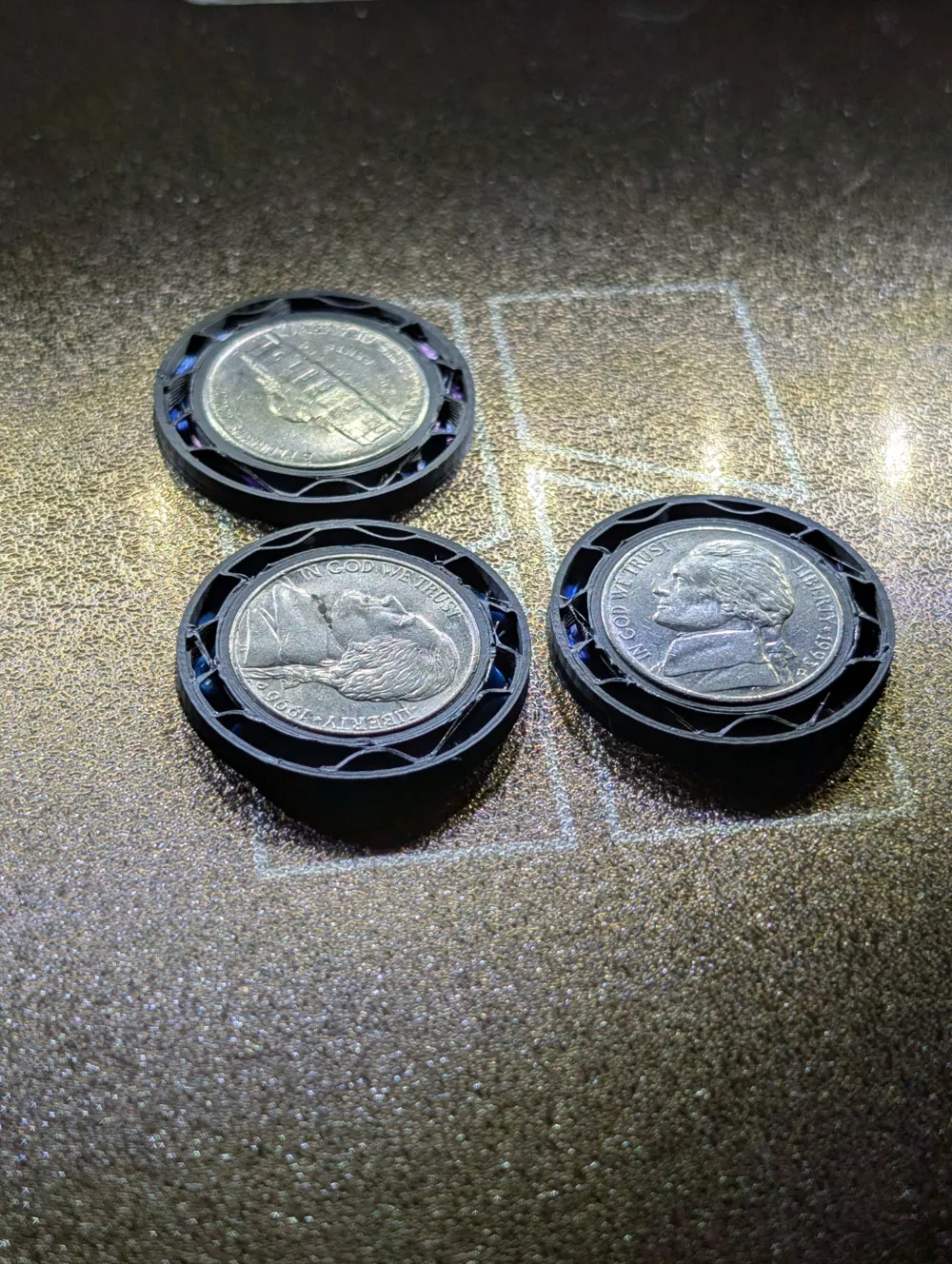 Black & Red MTG Themed Coin by RobbitHobbit22 - MakerWorld