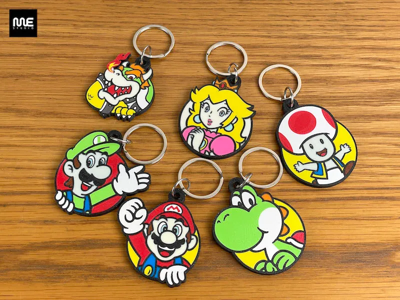 Super Mario BOWSER KeyChain by ME STUDIO MakerWorld: Download Free 3D ...