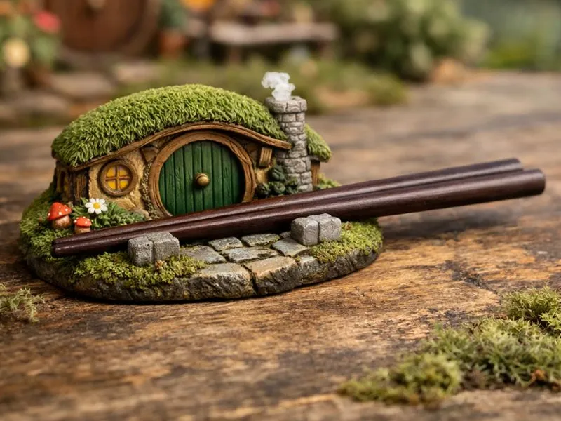 Soporte para palillos estilo Hobbiton / Lotr - Modelo de impresión 3D ...