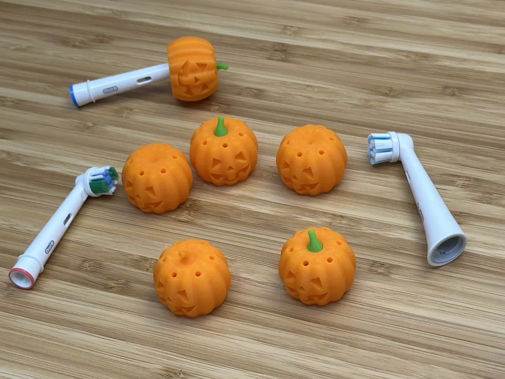 Oral-B Pumpkin Toothbrush Case by Otrebor MakerWorld: Download Free 3D ...