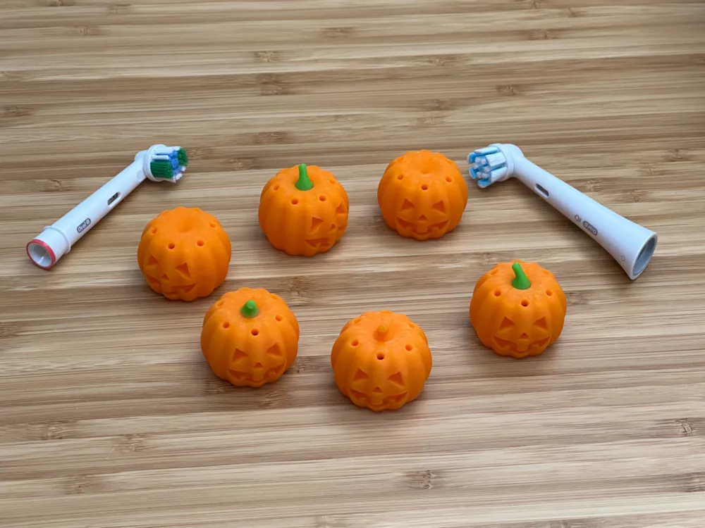 Oral-B Pumpkin Toothbrush Case by Otrebor MakerWorld: Download Free 3D ...