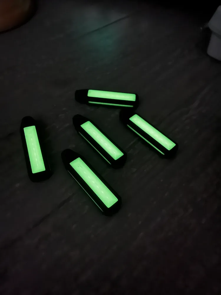 GloTag: an EDC glowing keychain by DSD MakerWorld: Download Free 3D Models