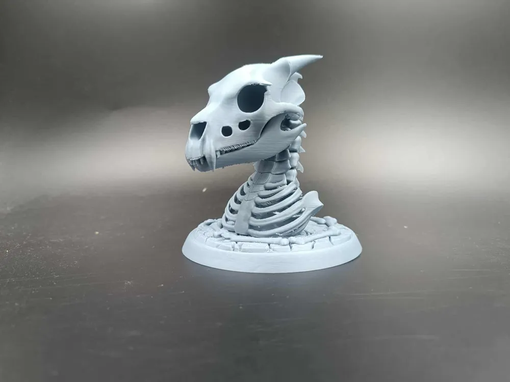 Dragon Skeleton Bust – Epic Bone Display by drakeforge3d MakerWorld ...
