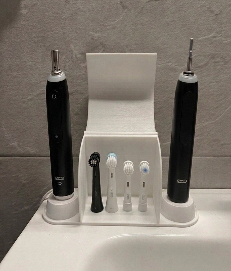 Oral-B & iO Toothbrush Station - Free 3D Print Model - MakerWorld
