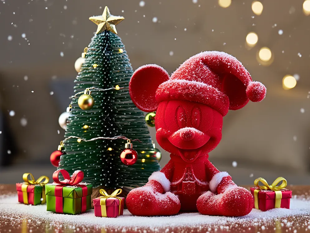 Christmas Miki Mouse - Free 3D Print Model - MakerWorld