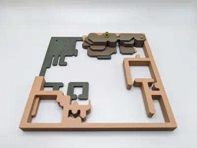 Zelda A Link To The Past Map - Dark World by Fletch MakerWorld ...