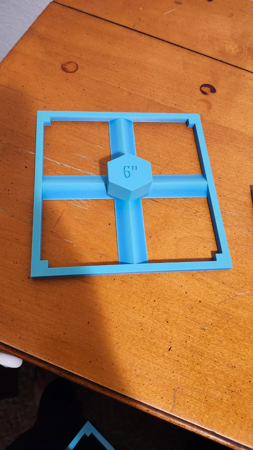 Quilting Template Squares 3" 4" 6" 8" inch - Free 3D Print Model ...