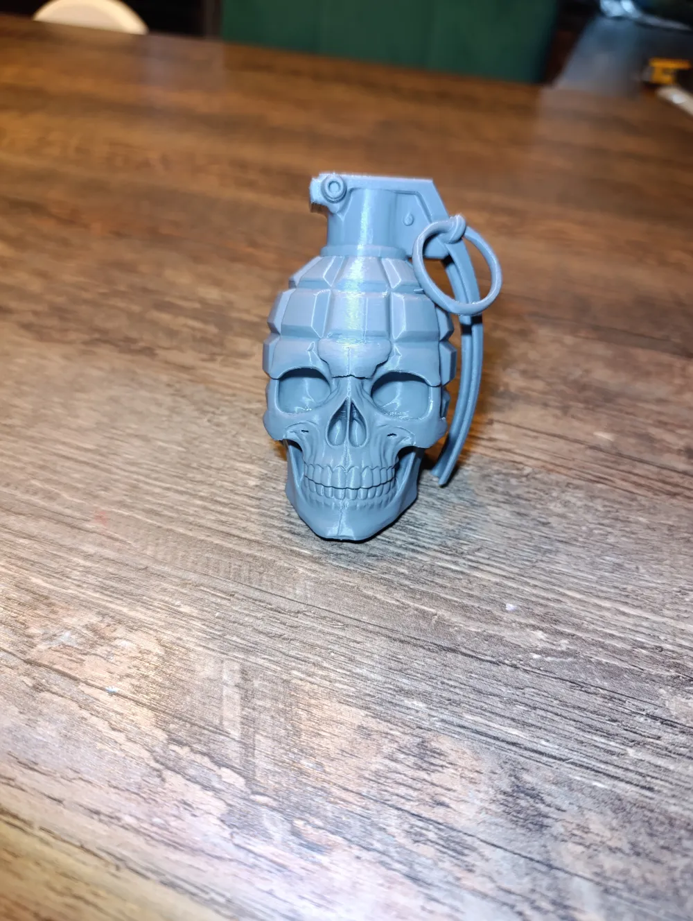 Grenade Skull - Free 3D Print Model - MakerWorld