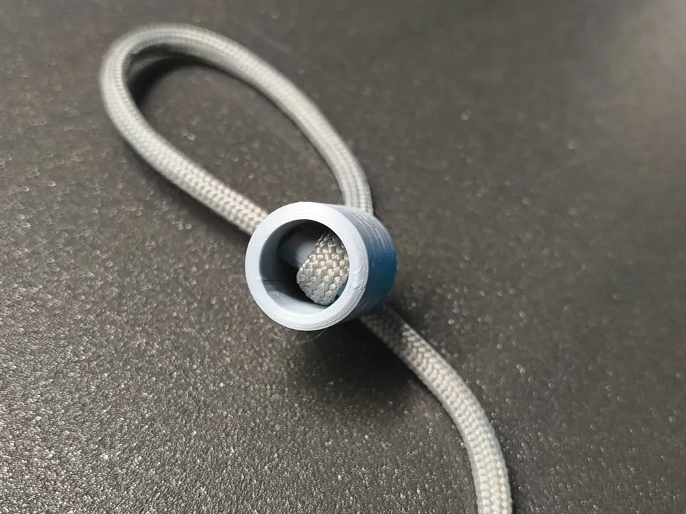 Paracord end cap with topo pattern - EDC bead by samulski - MakerWorld