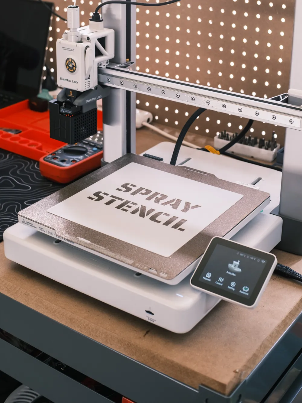 Customizable spray stencil text box - Free 3D Print Model - MakerWorld