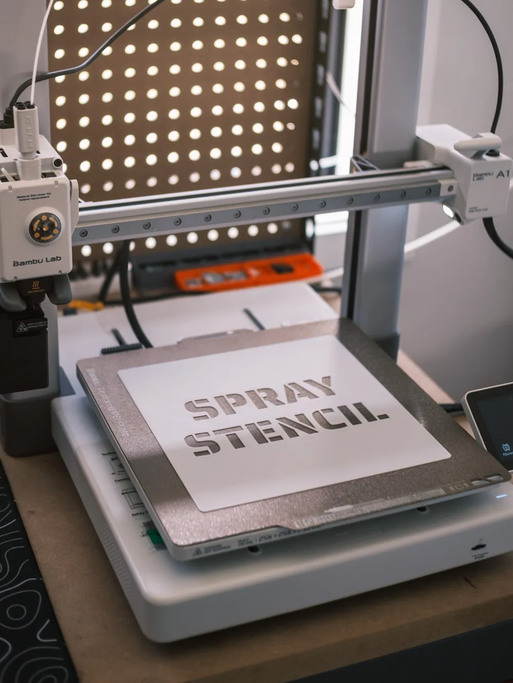 Customizable spray stencil text box - Free 3D Print Model - MakerWorld