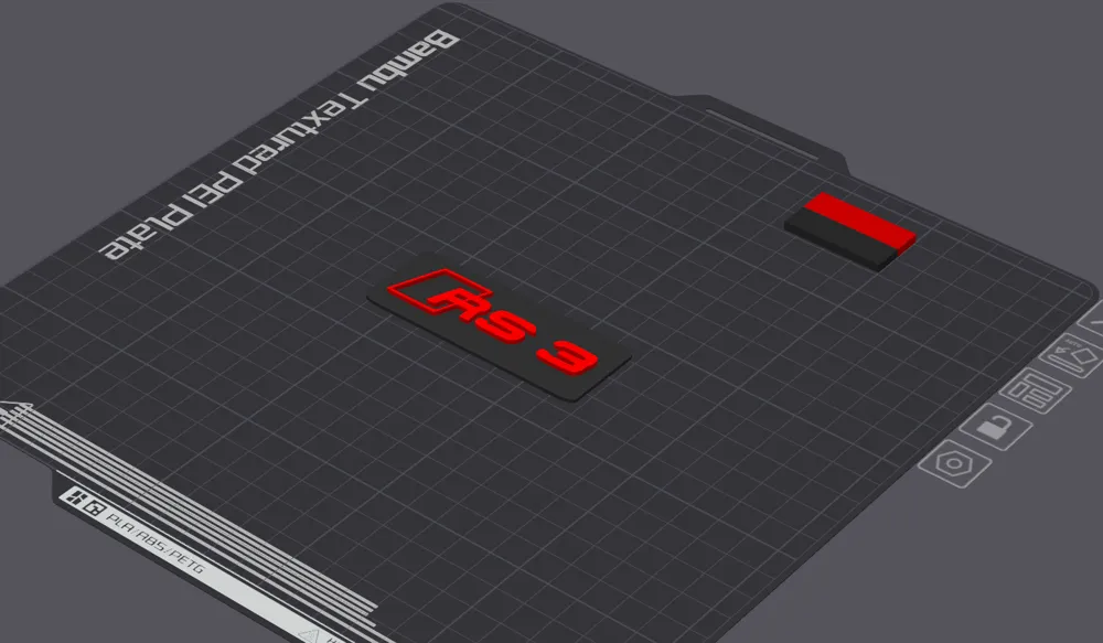 Audi RS3 logo/badge Remixed by Magr099 - MakerWorld