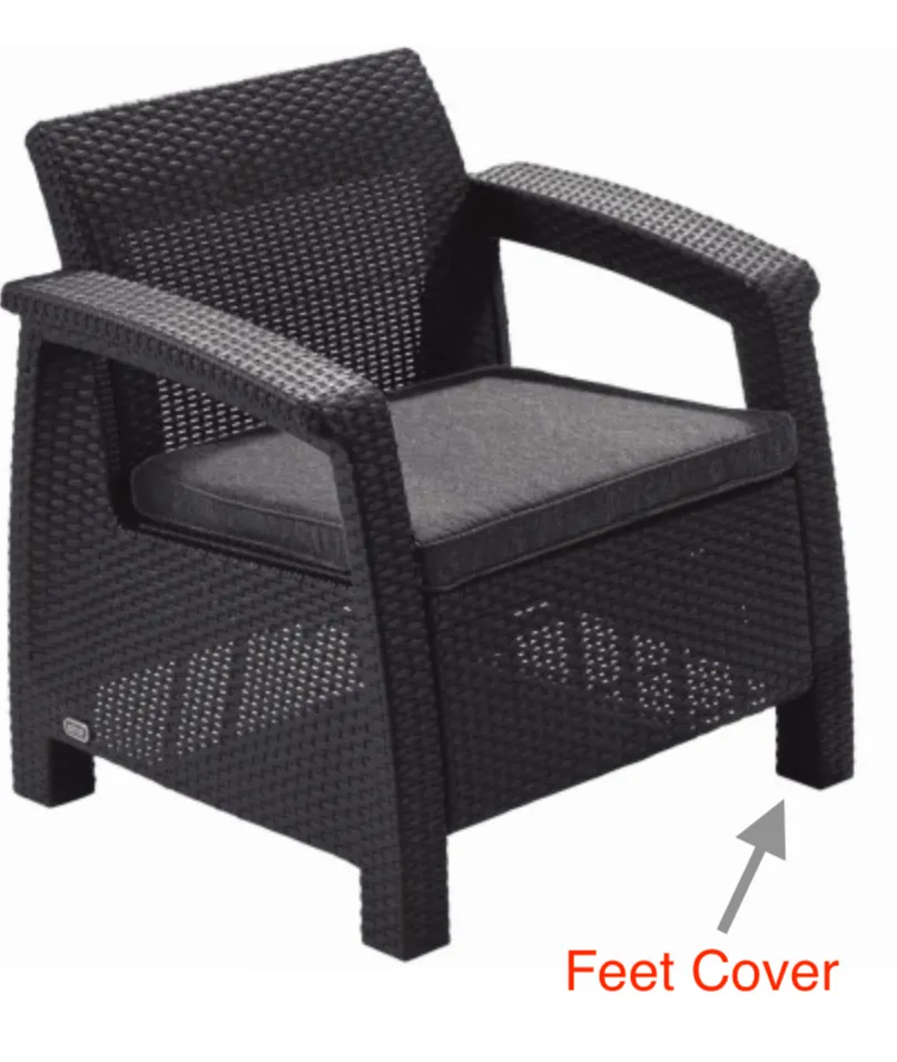 Curver Allibert Corfu Chair feet cover by balazs.babos - MakerWorld