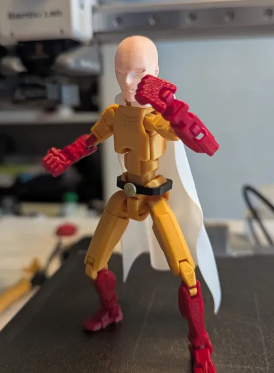 Dummy 13 (One Punch Man Edition) - Free 3D Print Model - MakerWorld