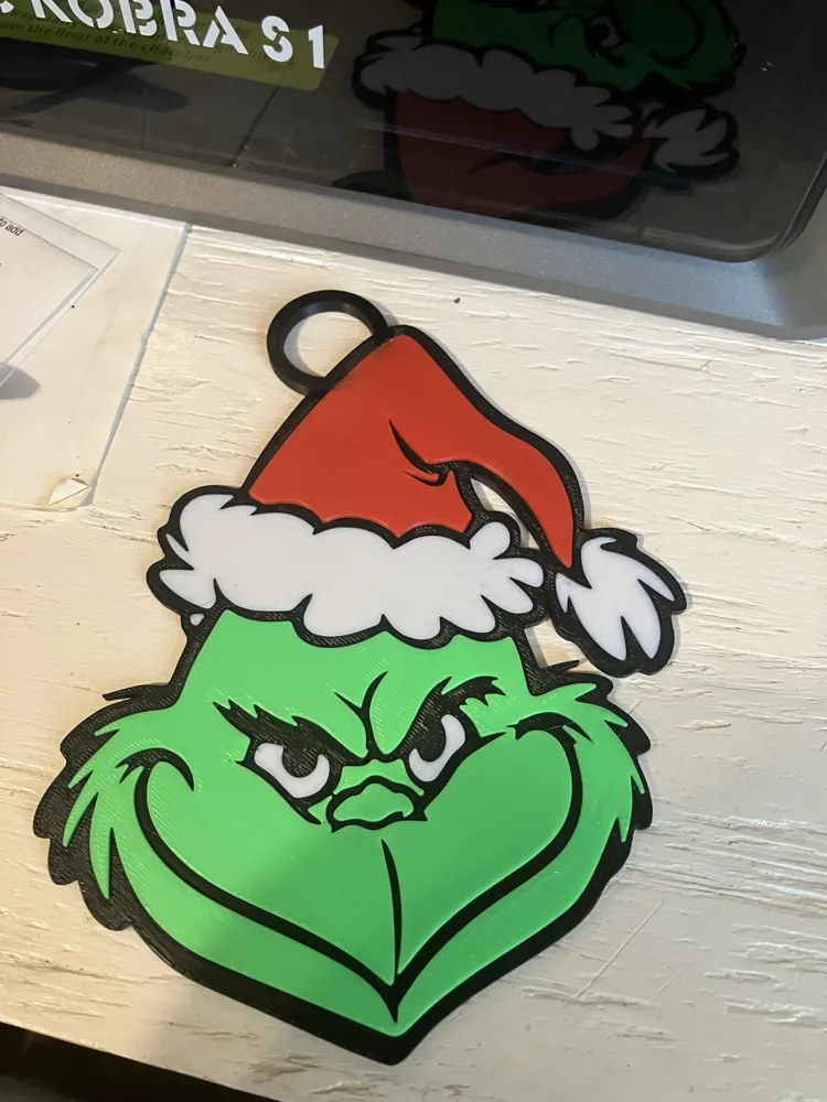 Grinch Fan Chain for Christmas - Free 3D Print Model - MakerWorld