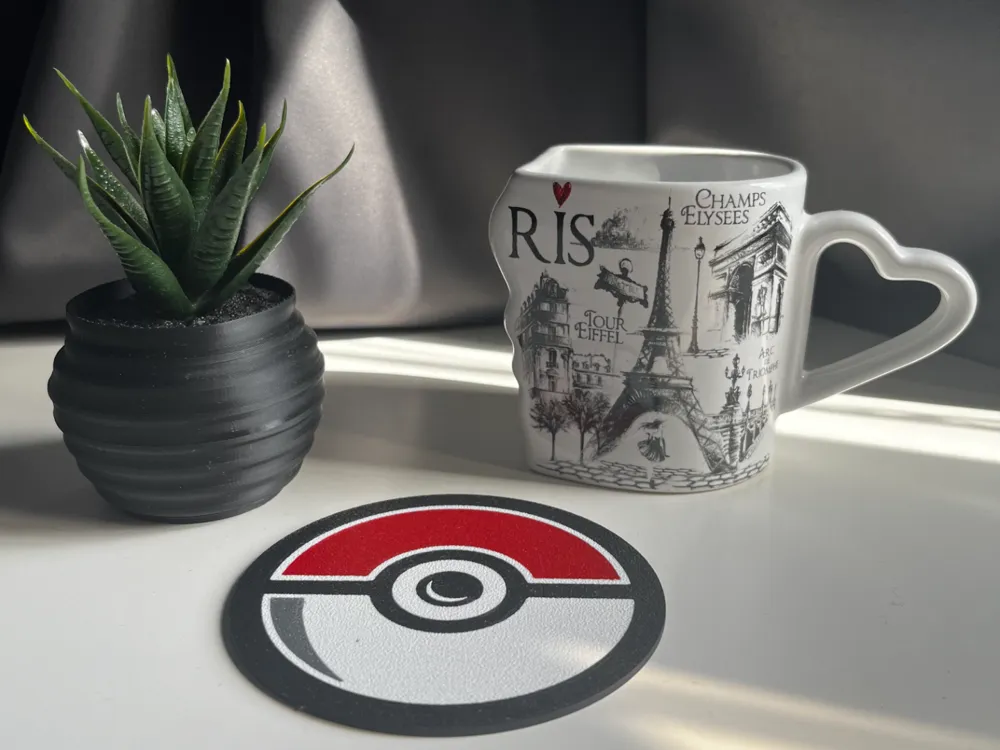 Pokeball Coaster by AERO3D - MakerWorld