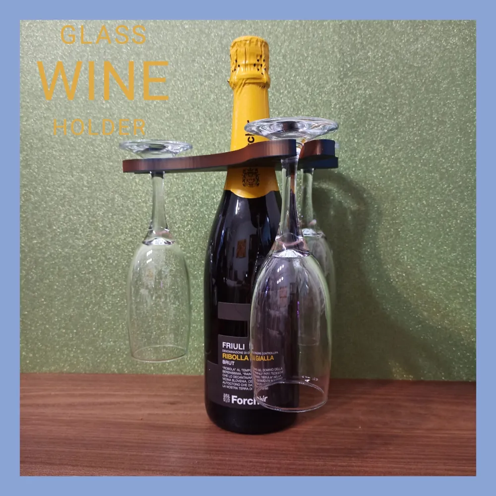WINE BUTLER - STAND -GLASS HOLDER by atz78 - MakerWorld