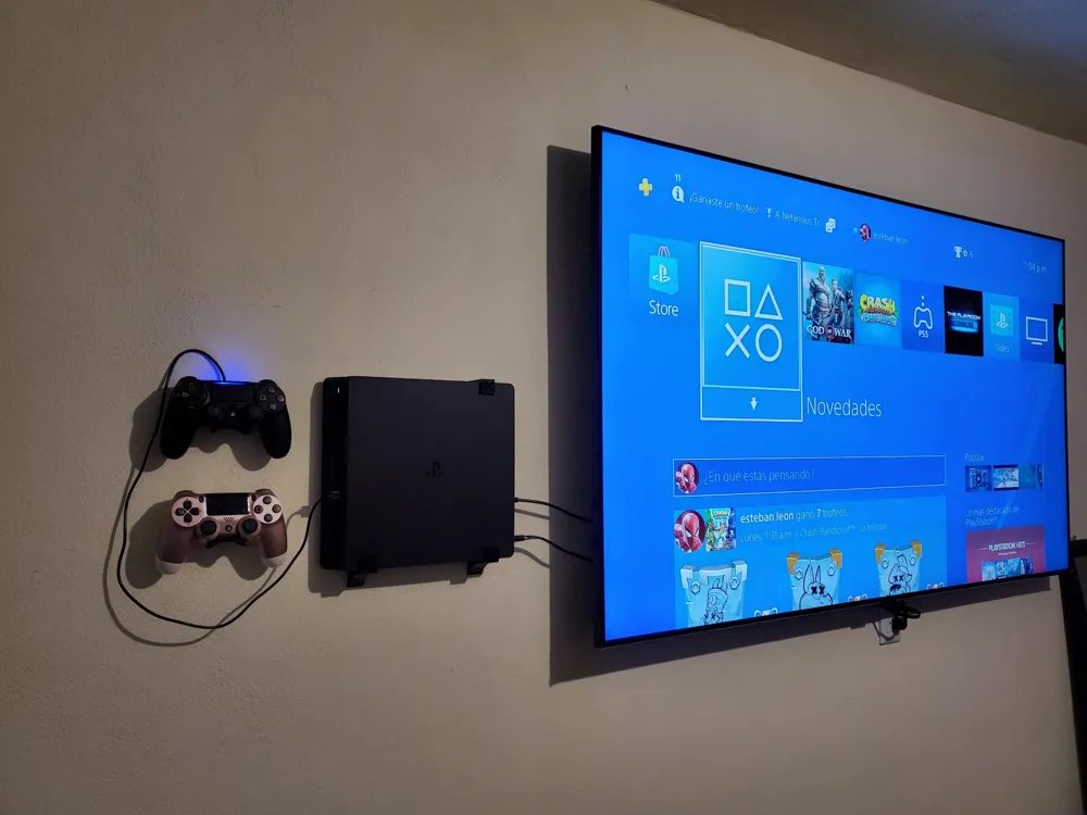 Wall Mount for PS4 Slim - Free 3D Print Model - MakerWorld