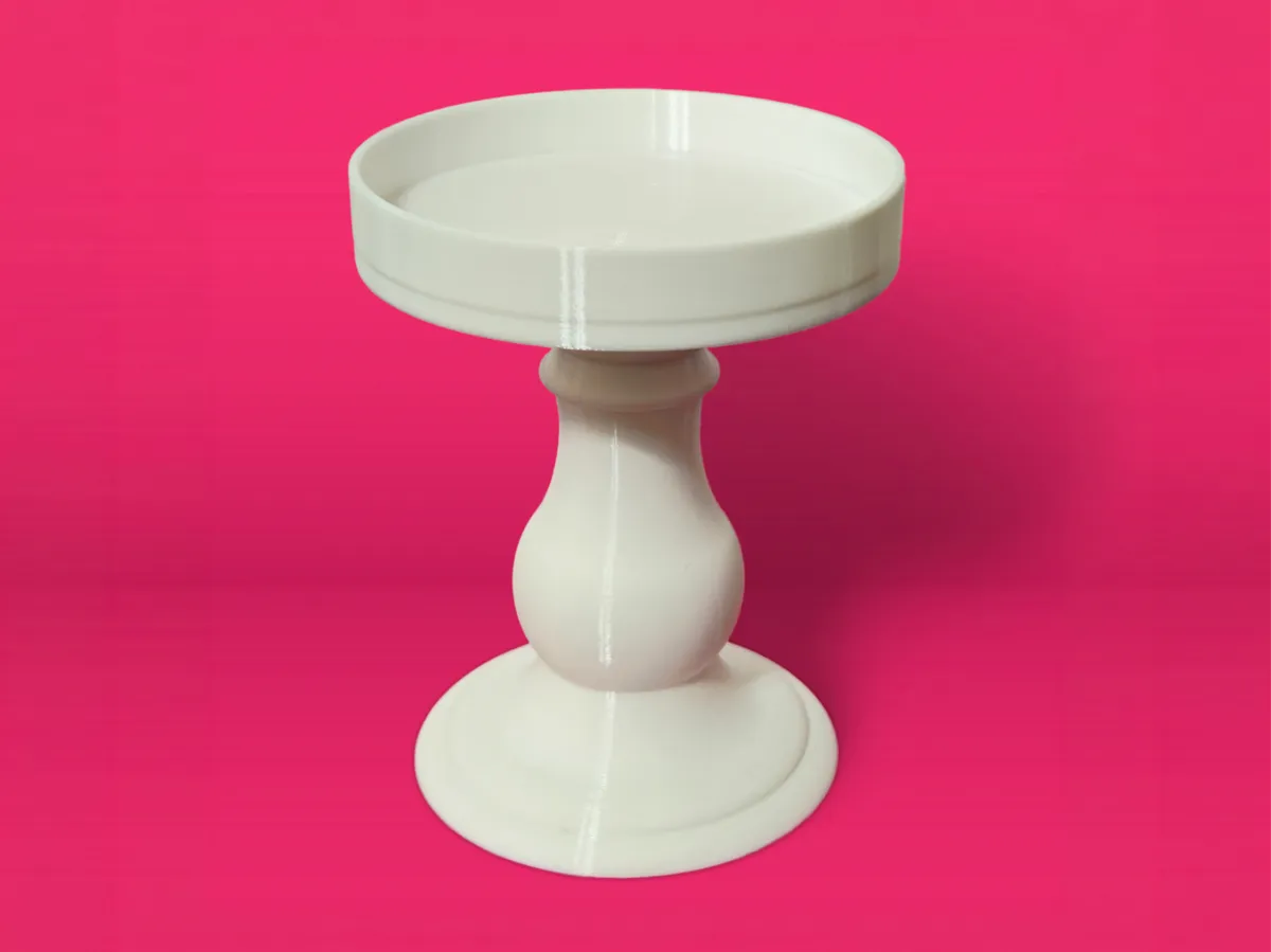 Cupcake Pedestal Plate Display Stand - Free 3D Print Model - MakerWorld