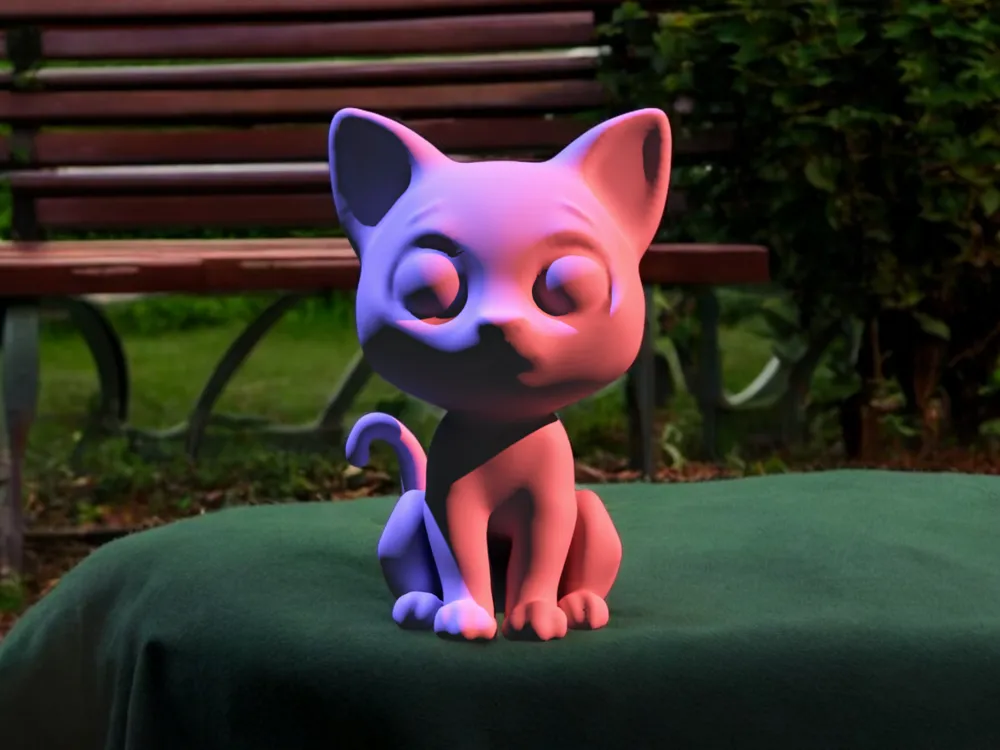 Cute Kitty Cat by Sanciio MakerWorld: Download Free 3D Models