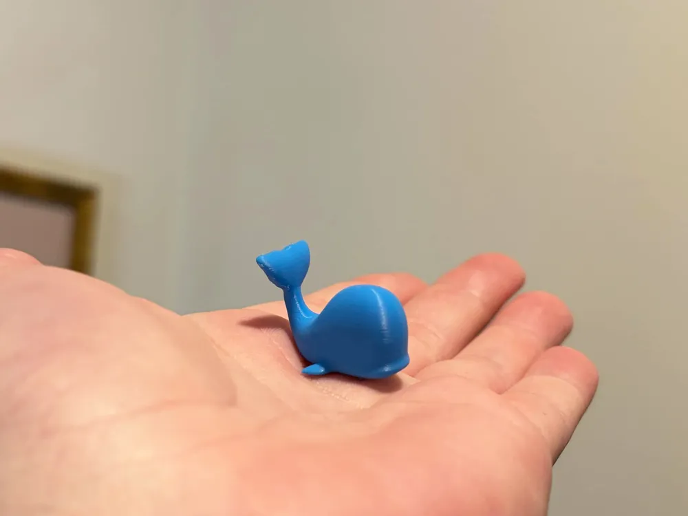 Miniature whale no supports Free to Sell - Free 3D Print Model - MakerWorld