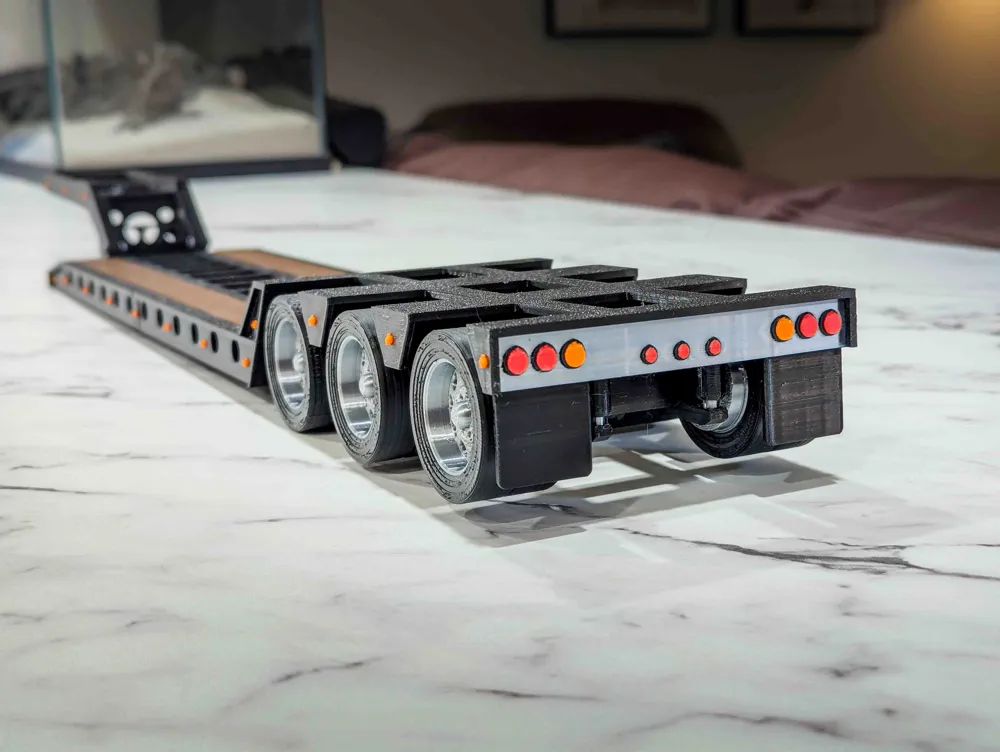 Lowboy Trailer - Free 3D Print Model - MakerWorld