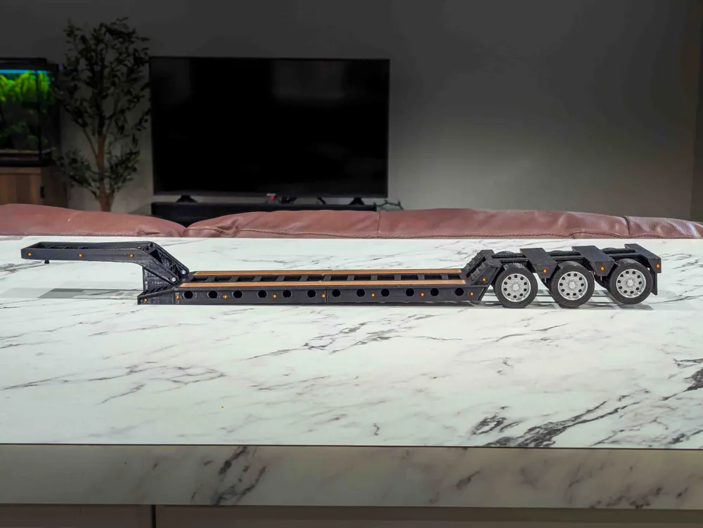 Lowboy Trailer - Free 3D Print Model - MakerWorld