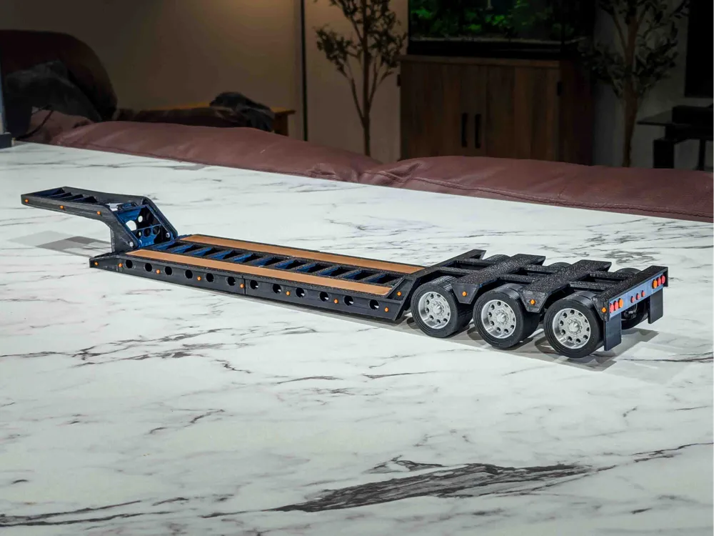 Lowboy Trailer - Free 3D Print Model - MakerWorld