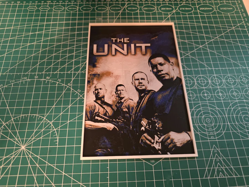 The Unit Series Poster - Hueforge Art - Free 3D Print Model - MakerWorld