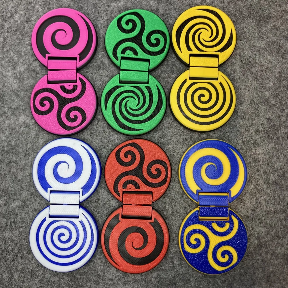 Spiral Slip + Flip Fidget Toy (37 min) - Free 3D Print Model - MakerWorld