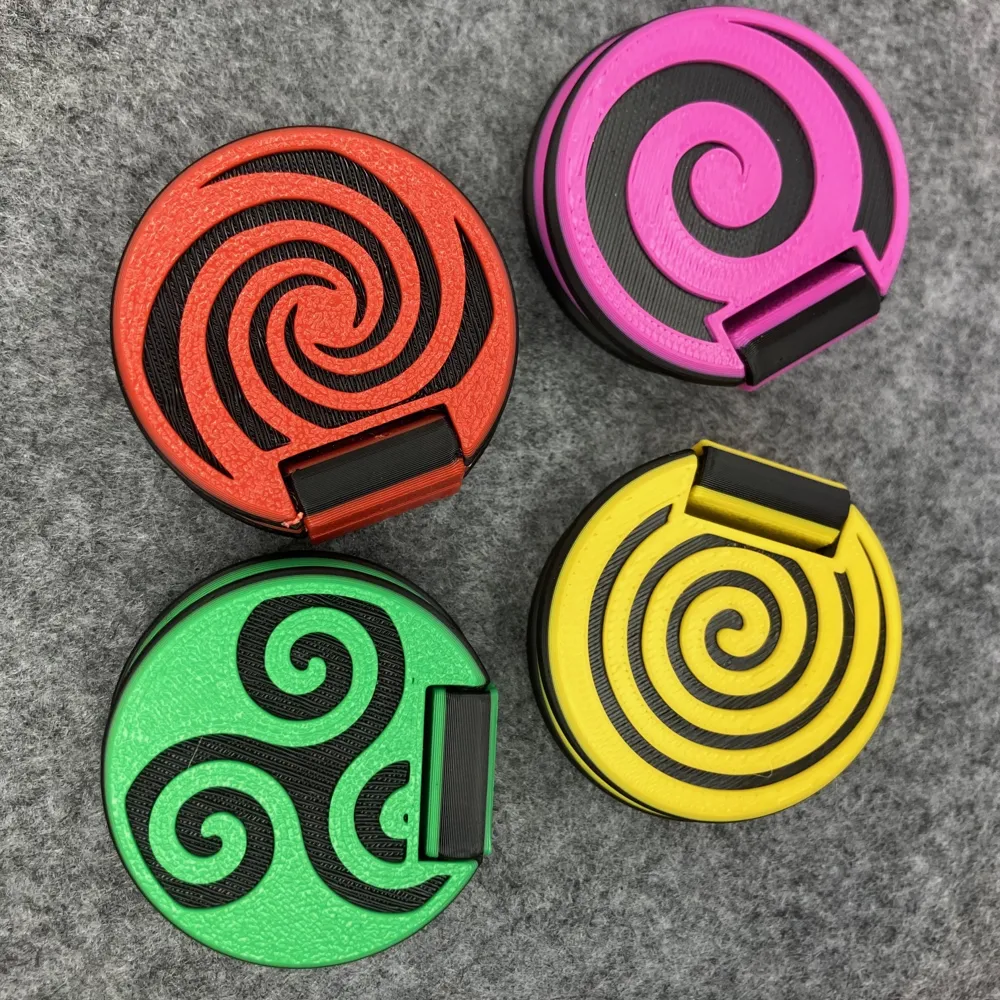 Spiral Slip + Flip Fidget Toy (37 min) - Free 3D Print Model - MakerWorld